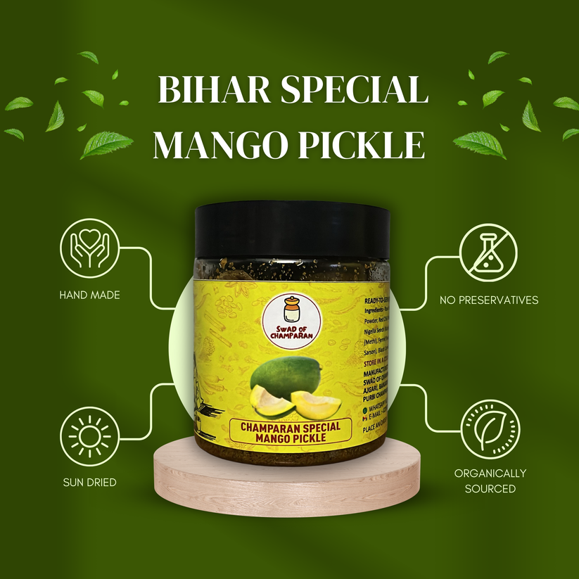 Bihar Special Mango Pickle (Champaran Aam Ka Achar) – Swad Of Champaran